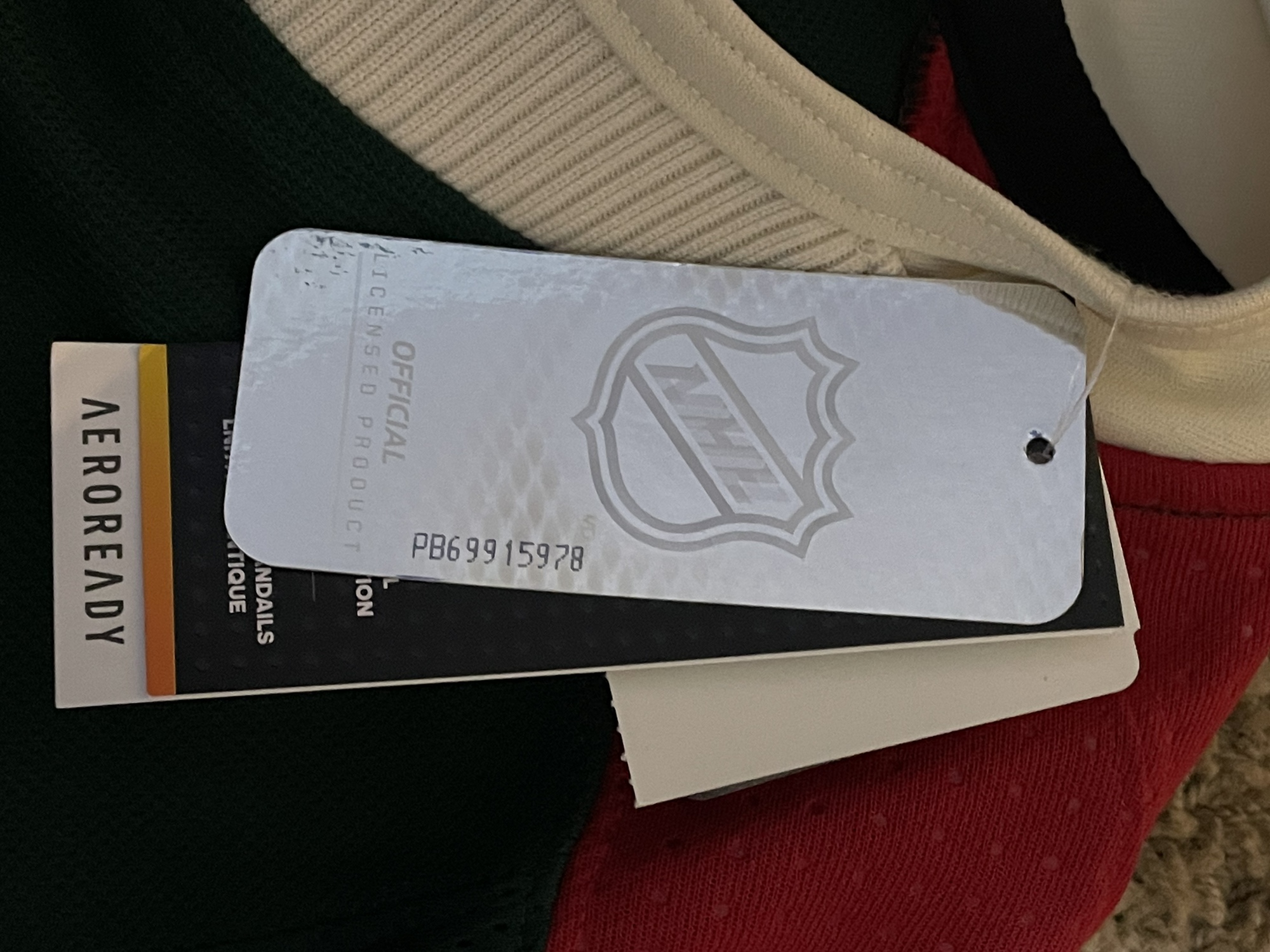 Brand new authentic Minnesota Wild winter classic jersey with tags ...