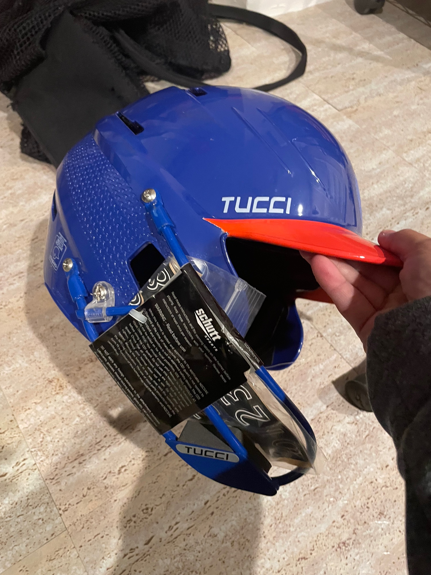 TUCCI baseball helmet new ! | SidelineSwap
