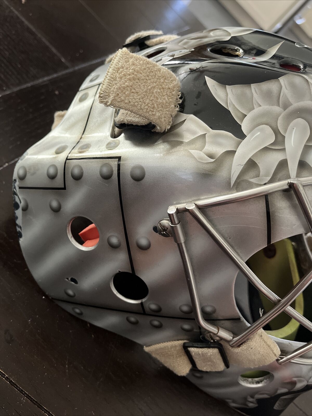 ice hockey goalie mask Custom Pro Adult Helmet Promasque | SidelineSwap