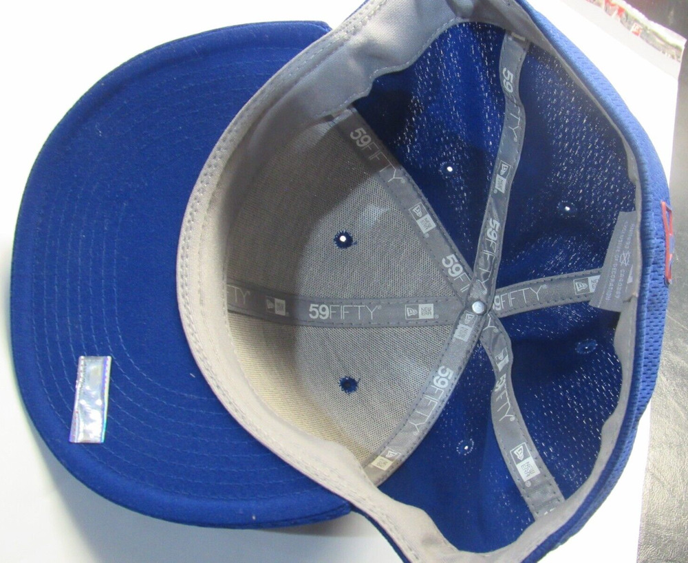 MLB New York Mets New Era 59FIFTY Fitted Royal Mesh BP Baseball Hat 7 5 ...