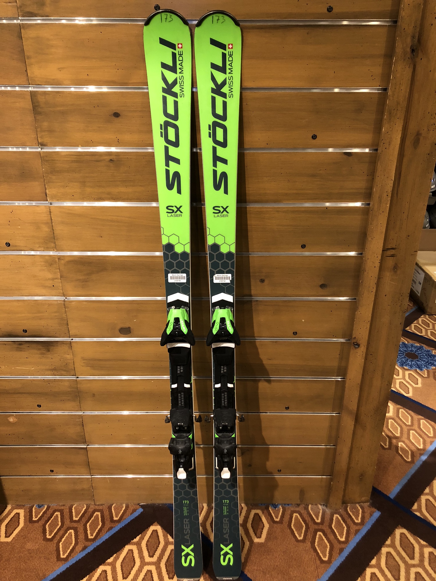 2022 Stockli Laser SX Skis With Bindings 173cm 2100740 | SidelineSwap