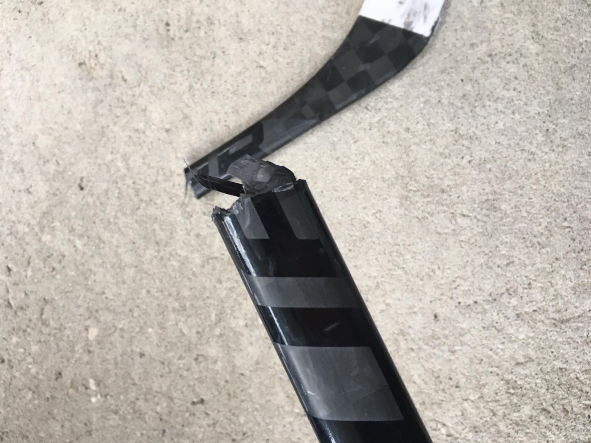 BROKEN 65 FLEX Intermediate Bauer AG5NT Hockey Stick P92 LEFT AGENT ...