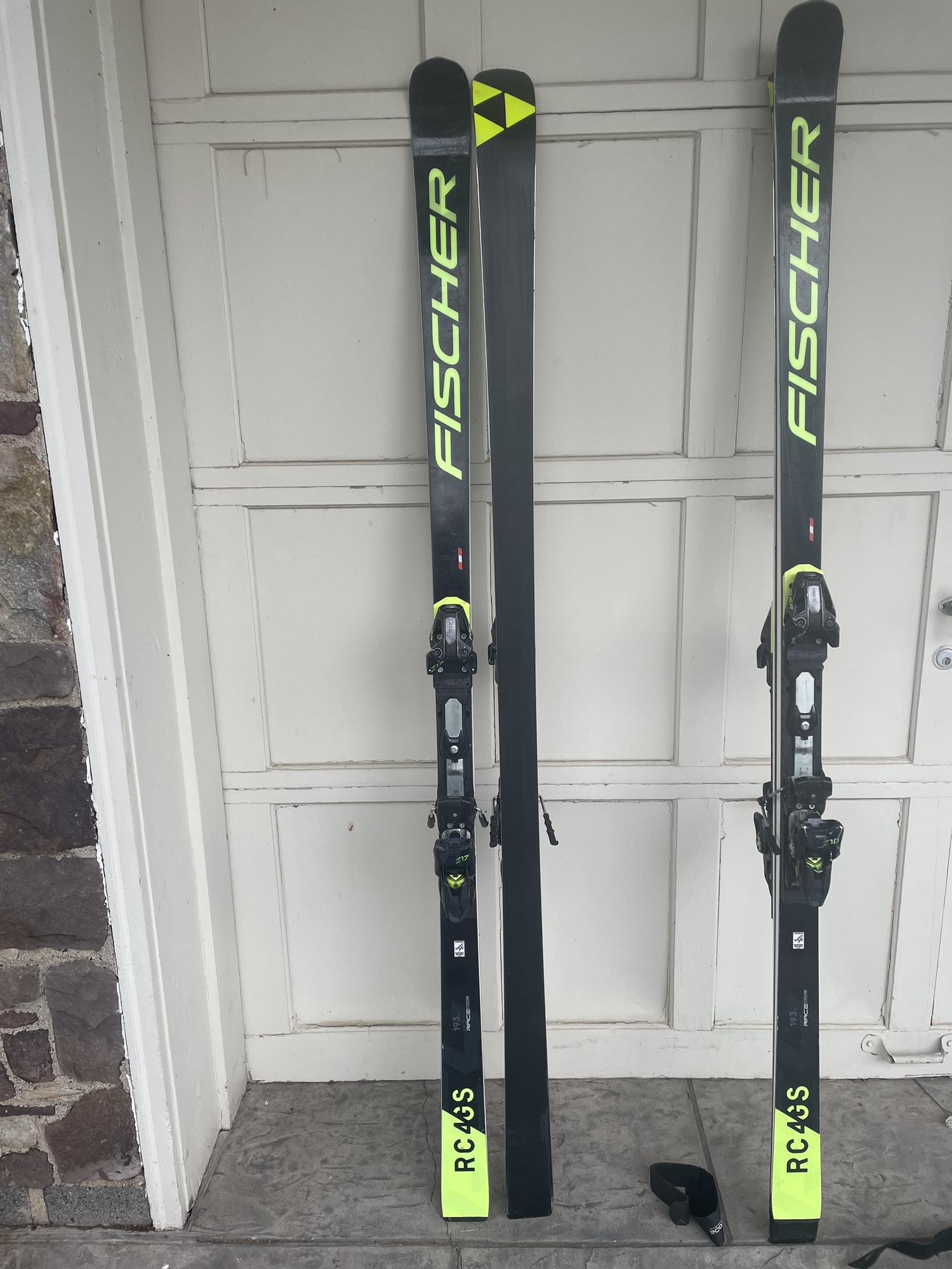 Used 2021 Fischer 193 cm Racing RC4 World Cup GS Skis With Bindings Max ...