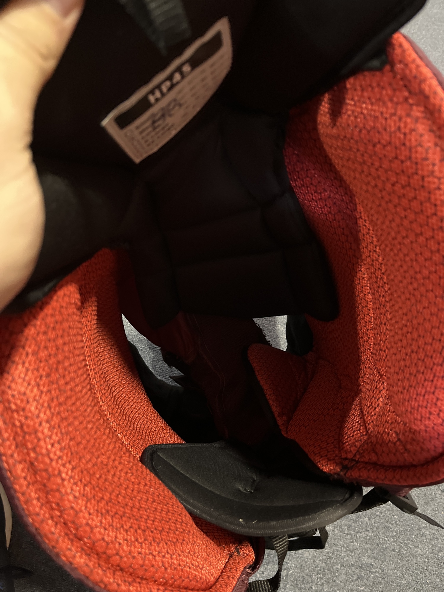 Game Used CCM HP45 Pro Stock Pants Colorado Avalanche Reverse Retro Burroughs Medium | SidelineSwap