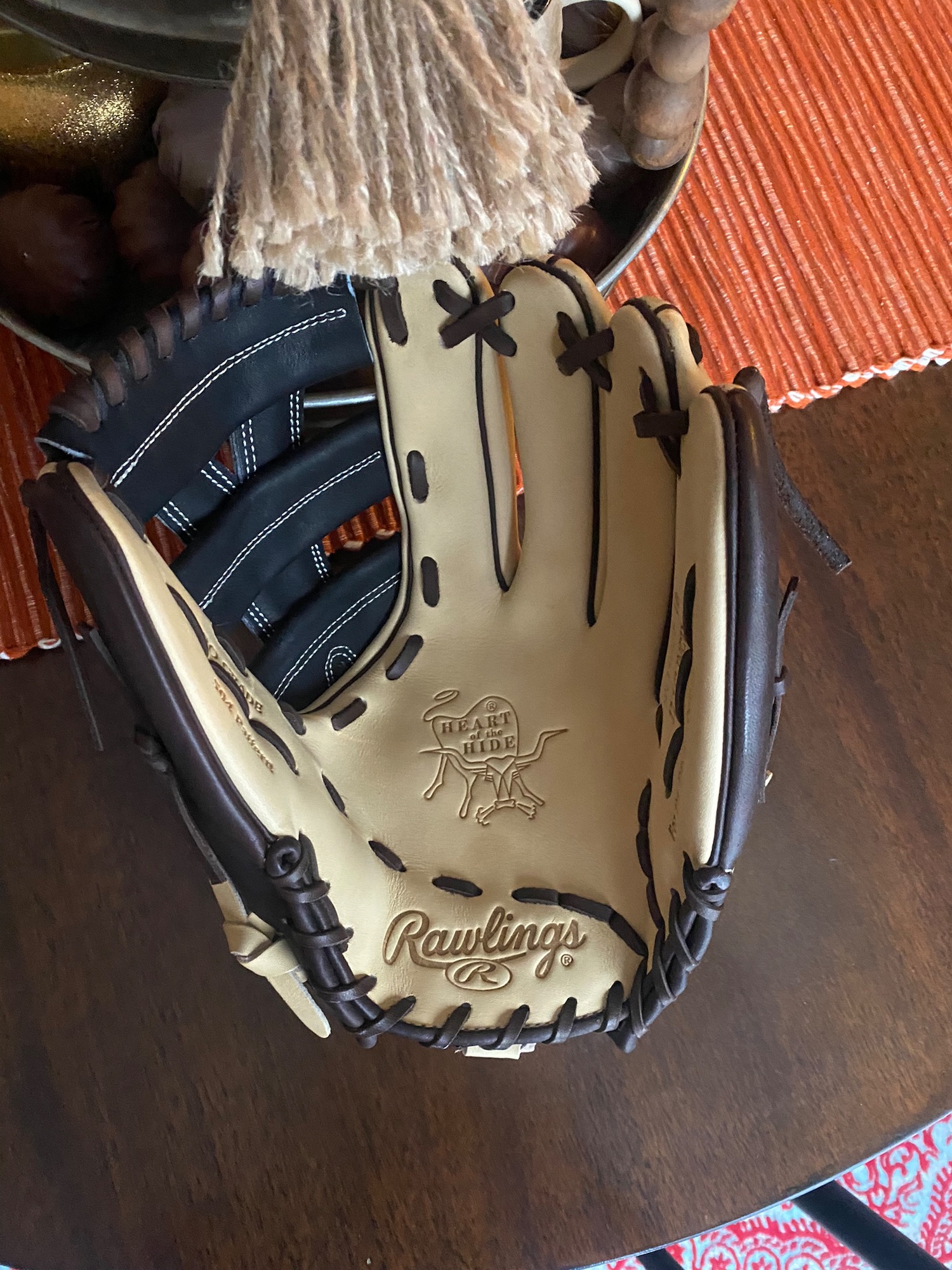 12.5” Rawlings Heart of the Hide custom pro outfield glove | SidelineSwap