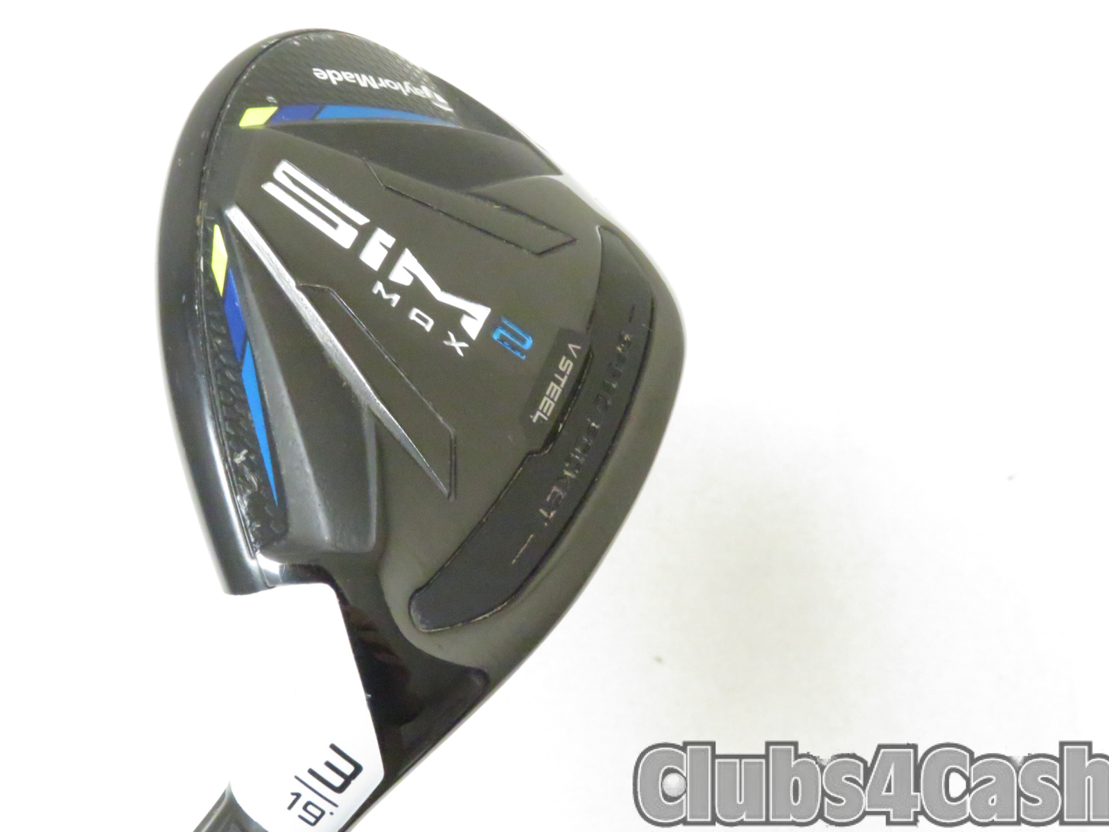TaylorMade SIM2 MAX Rescue Hybrid 19° 3H Fujikura Ventus Blue7S Stiff NO Cover | SidelineSwap