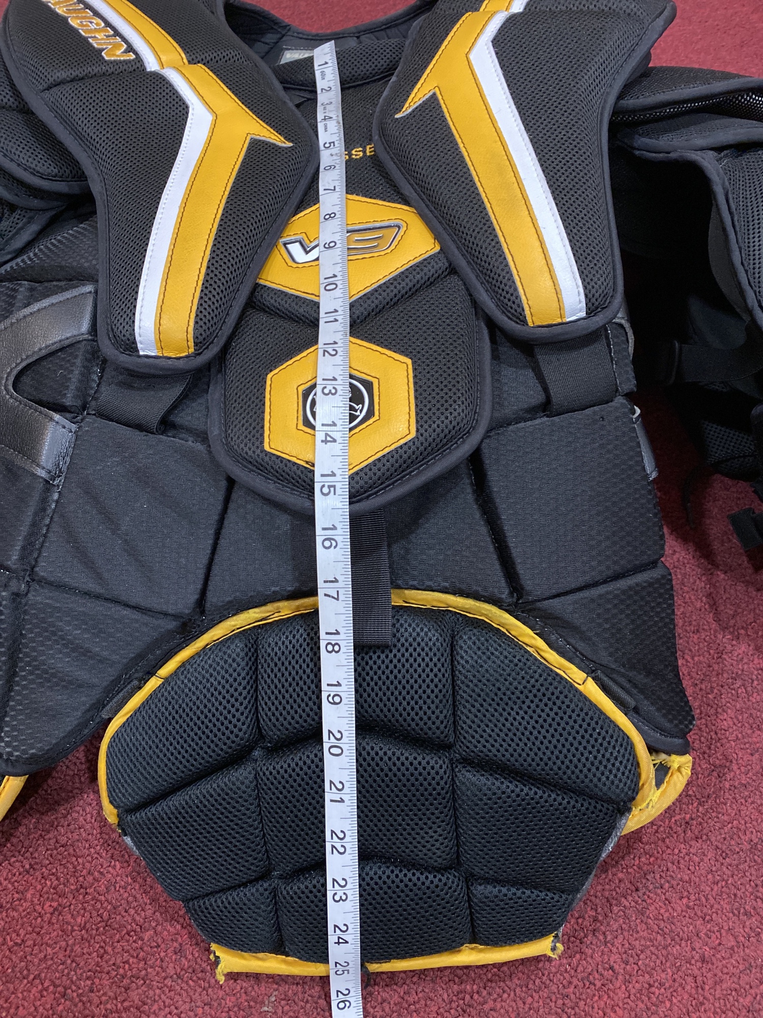 XXL Vaughn Pro Stock Velocity V9 Pro Goalie Chest Protector Item#STTDV9 ...