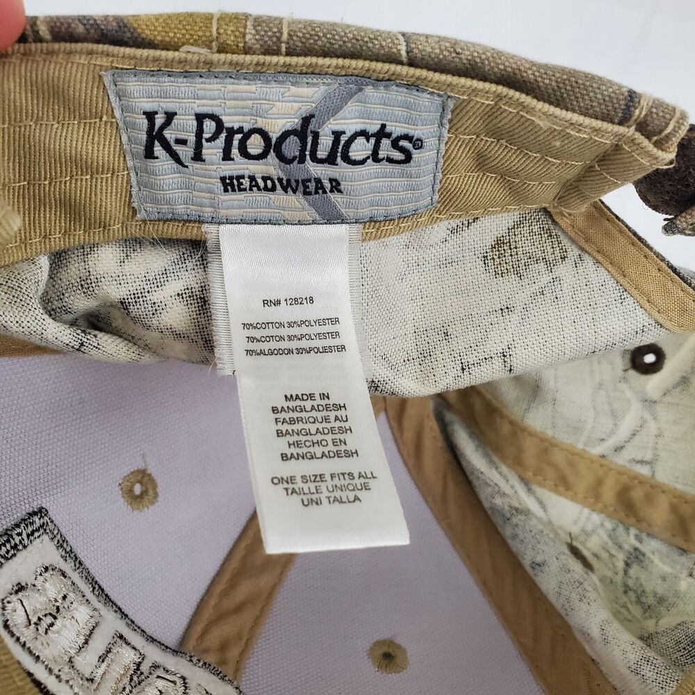 Dekalb Seed Strapback Camouflage Realtree Hat K-Products Cap 100% ...