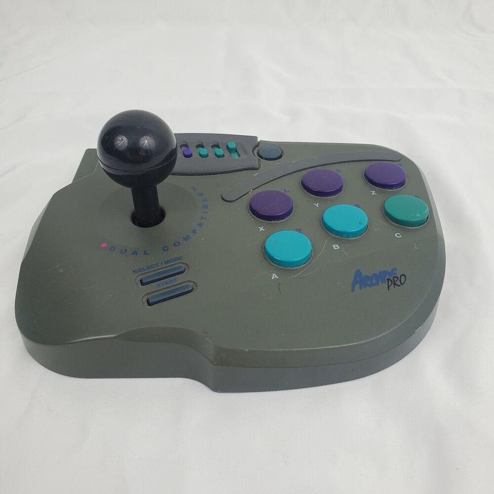 Arcade Pro Joystick Sega SNES Super Nintendo SV-446 Controller Untested ...