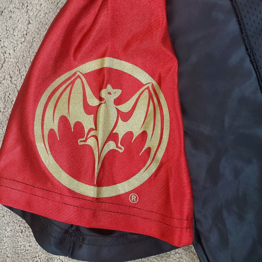 Bacardi Rum Black & Red Football Jersey #62 Men's Large Drink ...