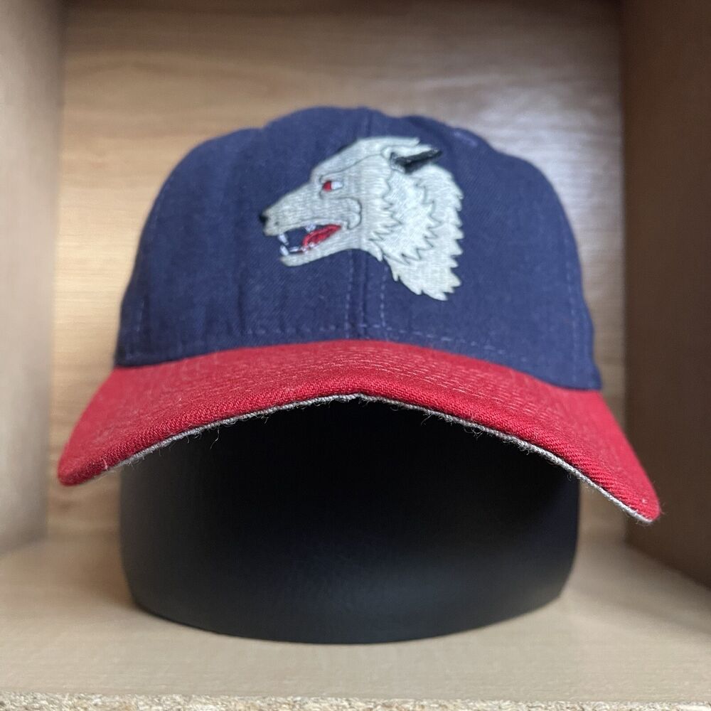 Vintage New Mexico Lobos Fitted Hat Cap Size 7 3/8 Wool Embroidered ...