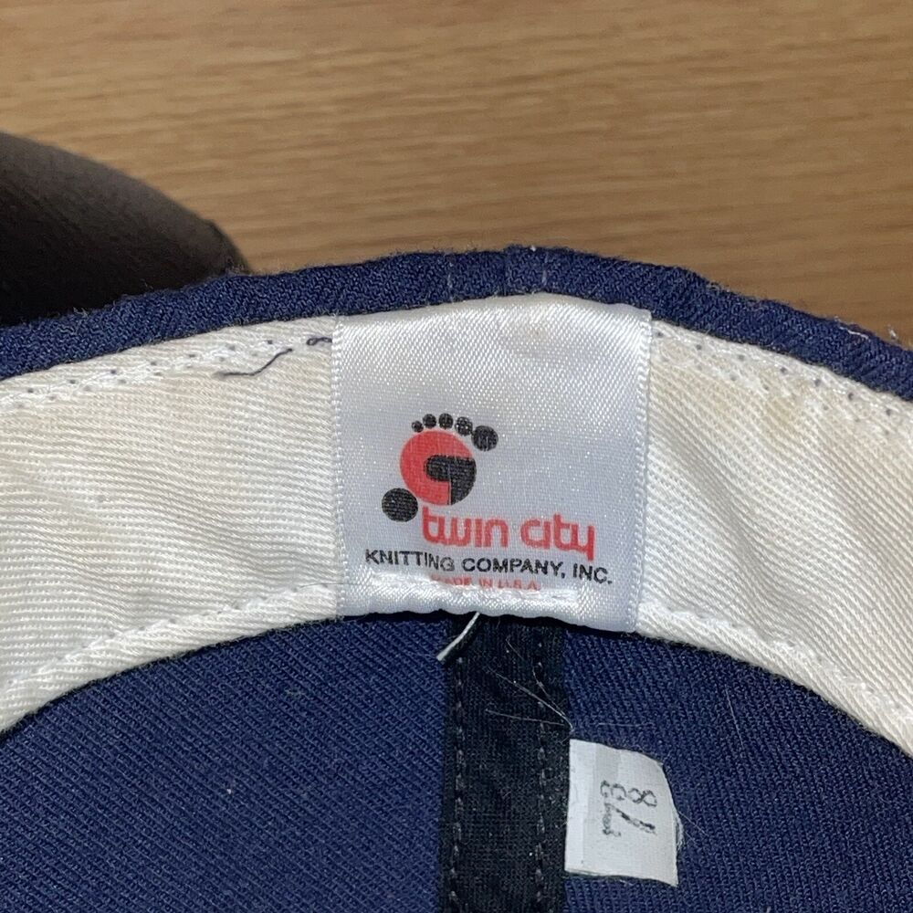 Vintage New Mexico Lobos Fitted Hat Cap Size 7 3/8 Wool Embroidered ...