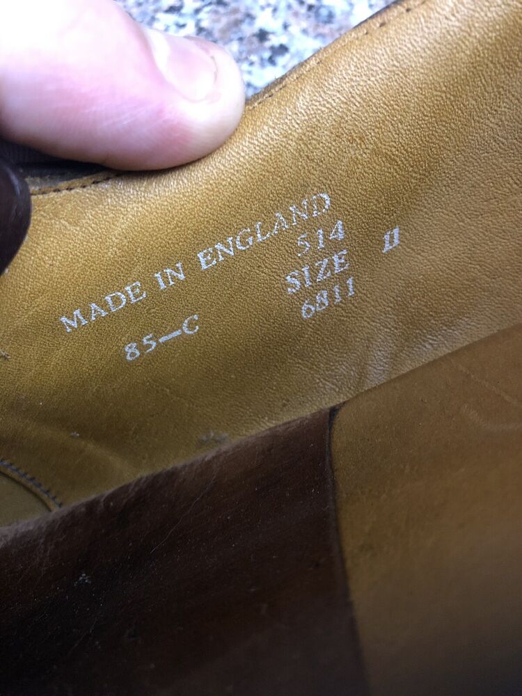 Loake Bros Shoemakers Brown Tassel Loafers Leather Men's Shoes Size 11 ...