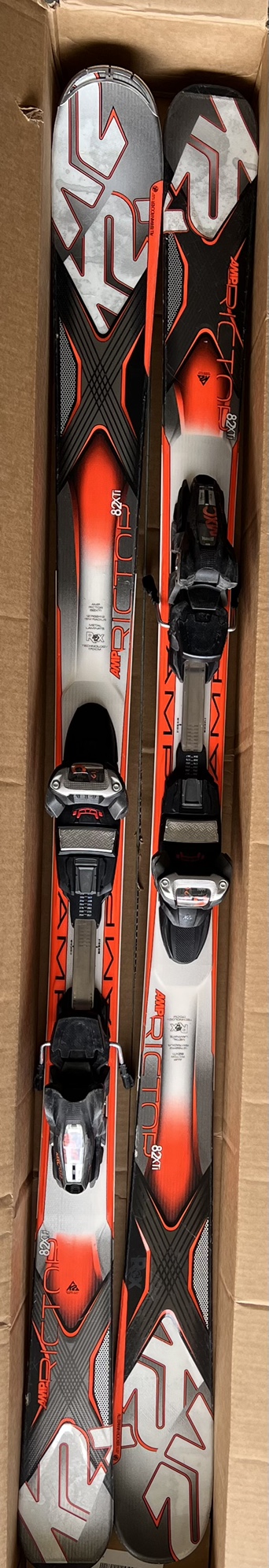 170 cm K2 Amp Rictor 82xTi w Marker MXC Q12.0 | SidelineSwap