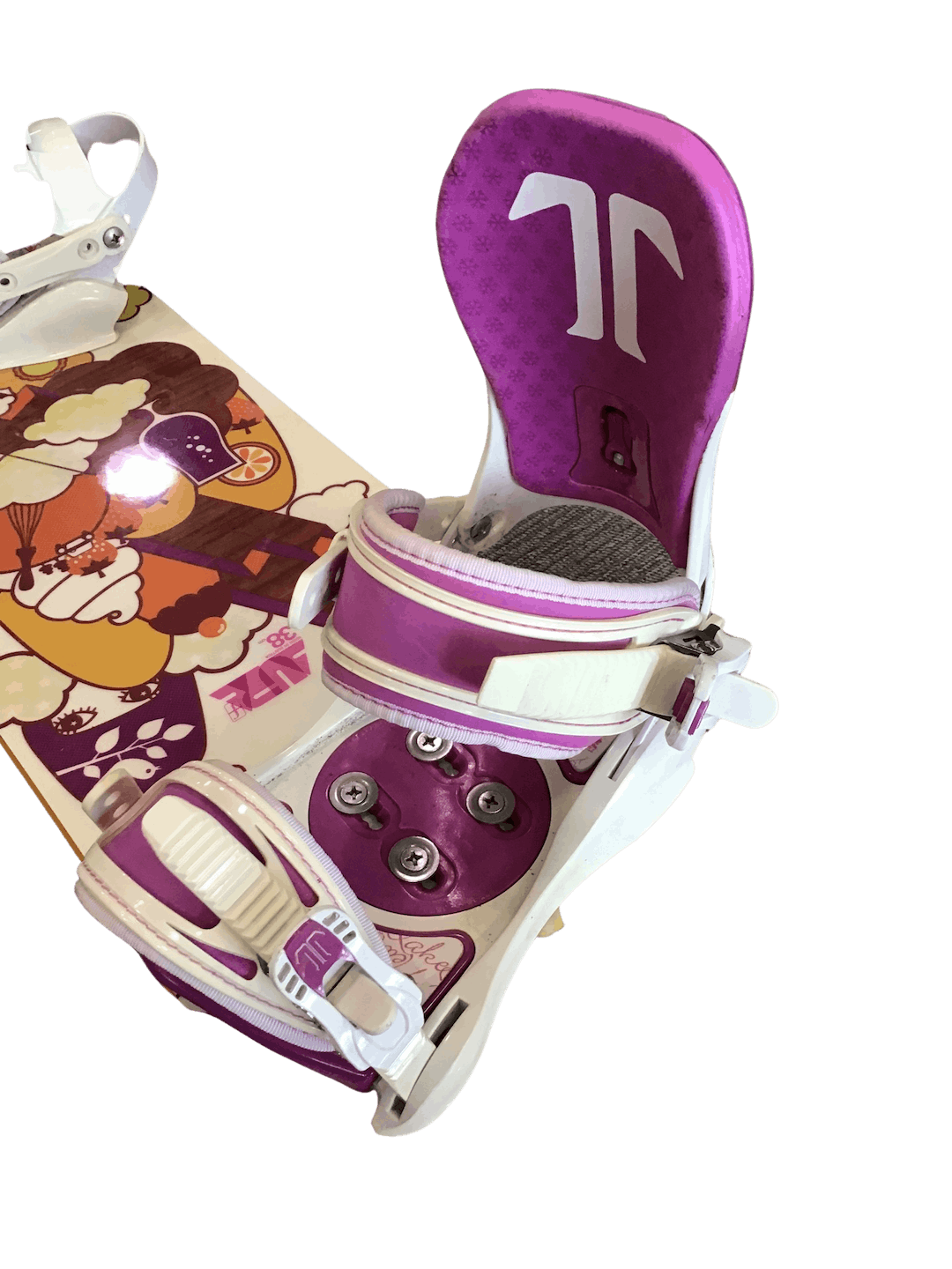 Used Forum Aura 138 Cm Women's Snowboard Combo | SidelineSwap