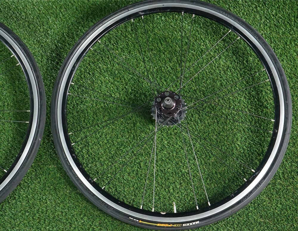 VINTAGE ROLF VECTOR WHEELSET 700C 20 24 HOLE, W/ CASSETTE + MAXIS 25C ...