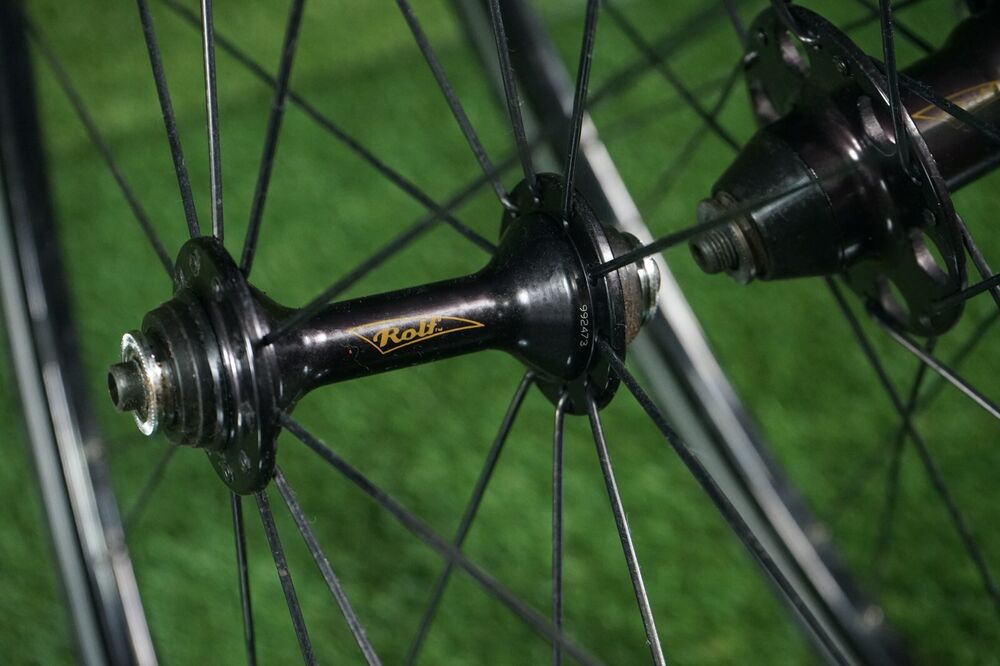 VINTAGE ROLF VECTOR WHEELSET 700C 20 24 HOLE, W/ CASSETTE + MAXIS 25C ...