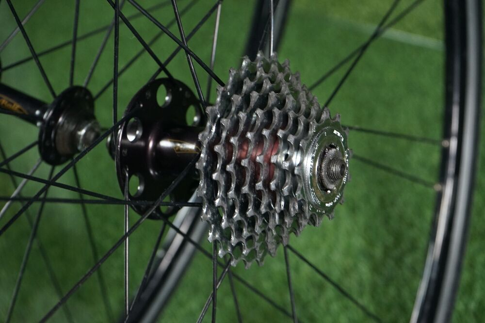 VINTAGE ROLF VECTOR WHEELSET 700C 20 24 HOLE, W/ CASSETTE + MAXIS 25C ...