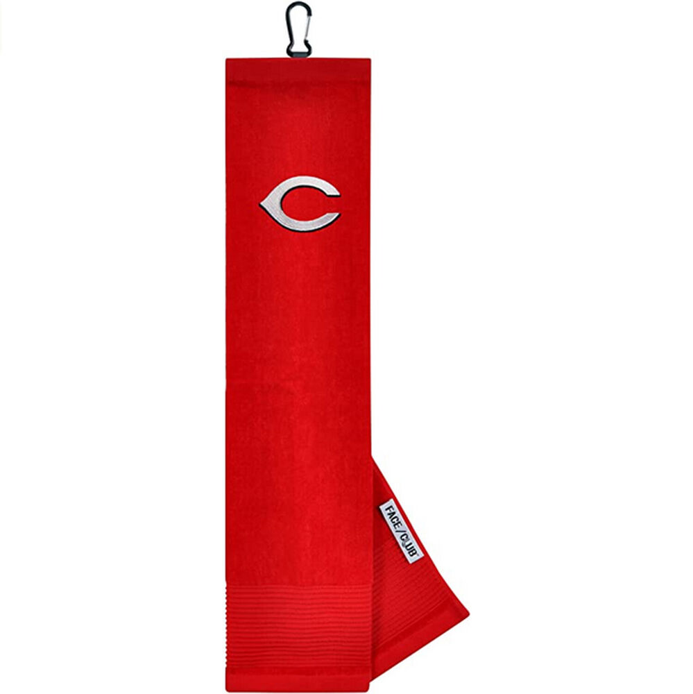 NEW Team Effort Cincinnati Reds Face/Club Tri-Fold Embroidered Golf ...