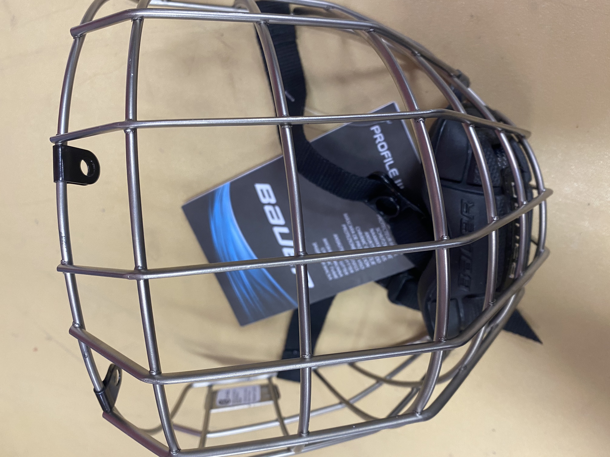 New Medium Bauer Full Cage Profile III Facemask | SidelineSwap