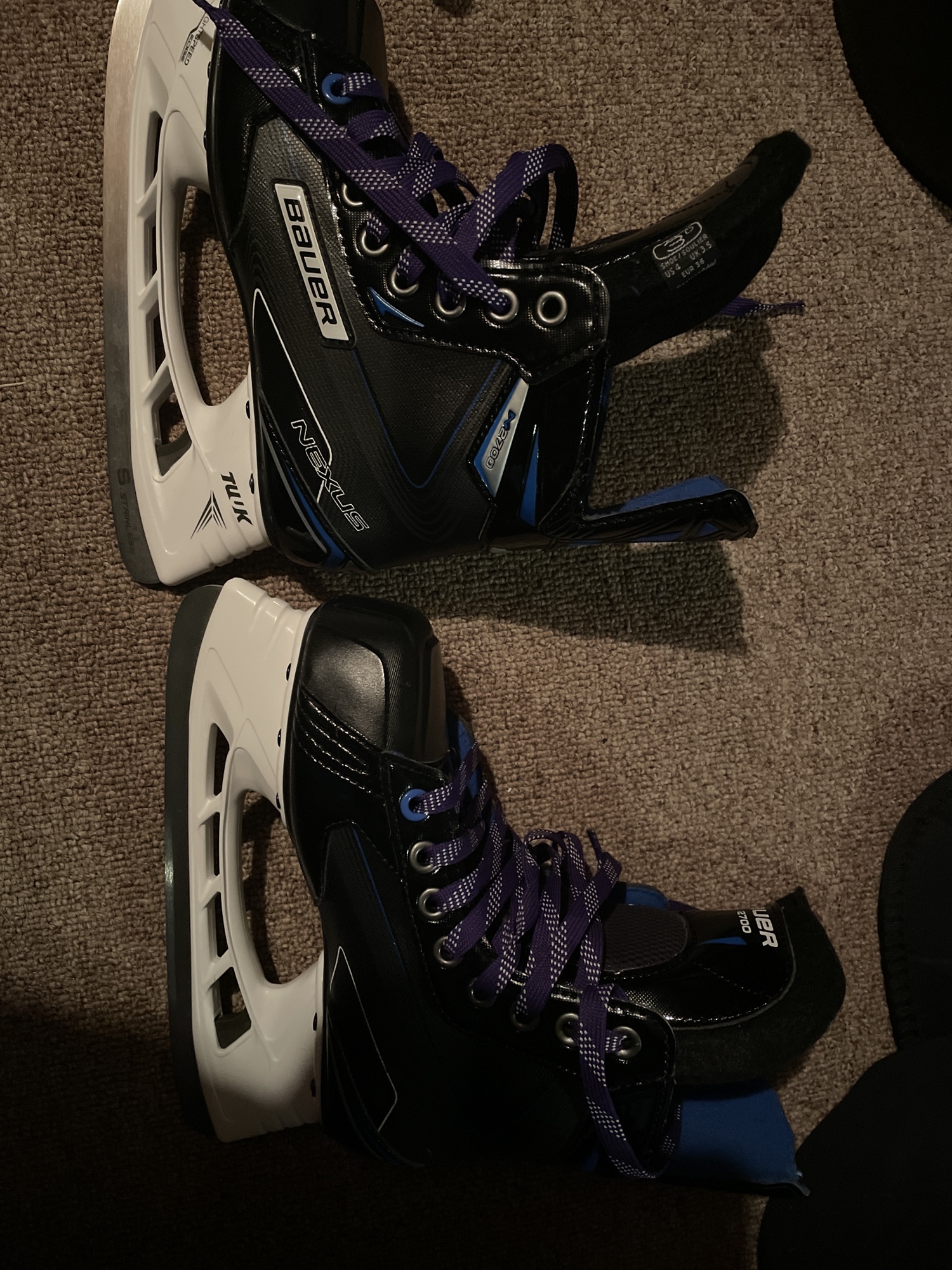Used Bauer Regular Width Size 3 Nexus N2700 Hockey Skates | SidelineSwap