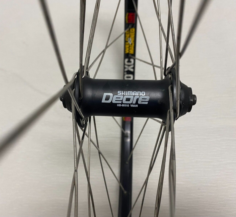 Sun Rims 0° XC 32-Spoke 26" Black Aluminum Front Wheel Shimano Deore ...