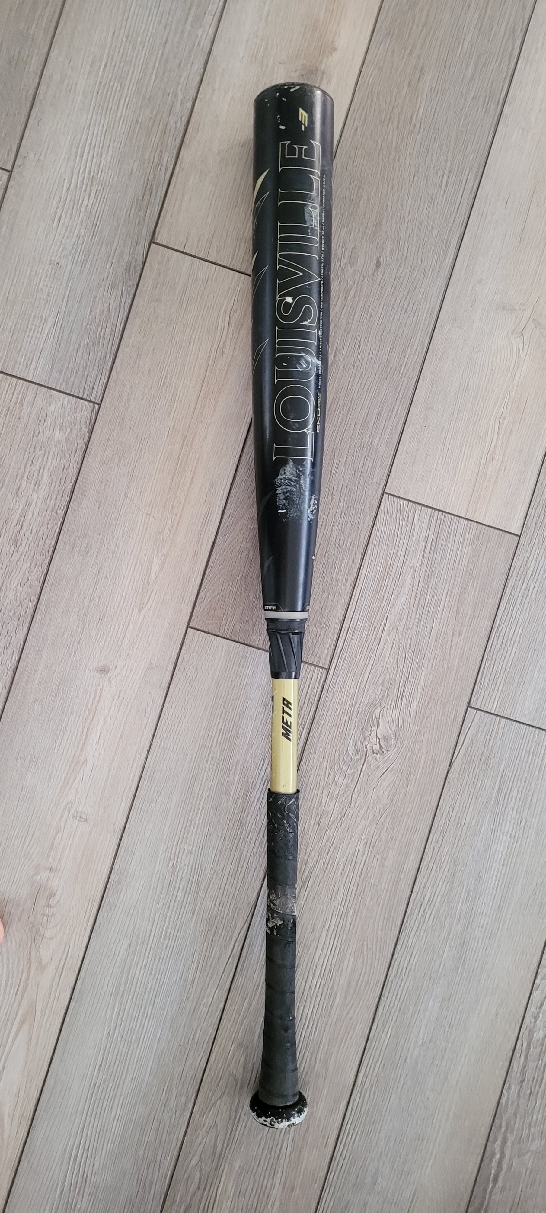 Used BBCOR Certified 2021 Louisville Slugger Composite Meta Bat (-3) 30 ...