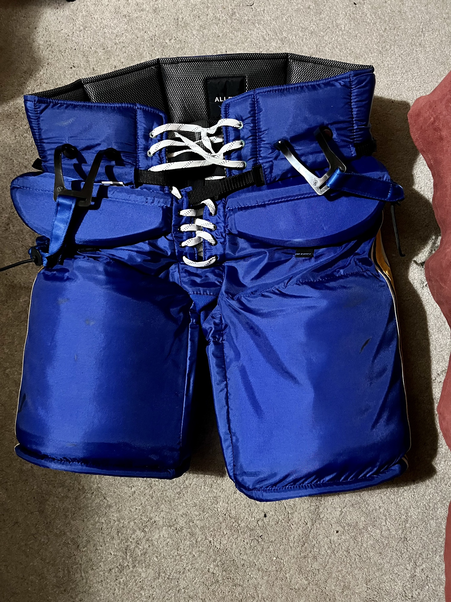 Vaughn Jake Allen Blues pro return goalie pants | SidelineSwap