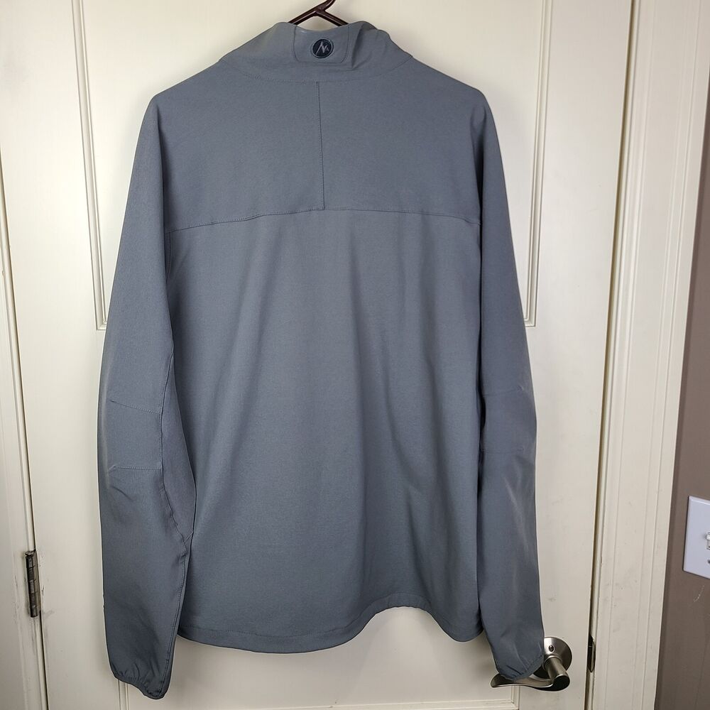 Marmot M3 Tempo Softshell Full Zip Gray Jacket DFA Logo Mens L ...