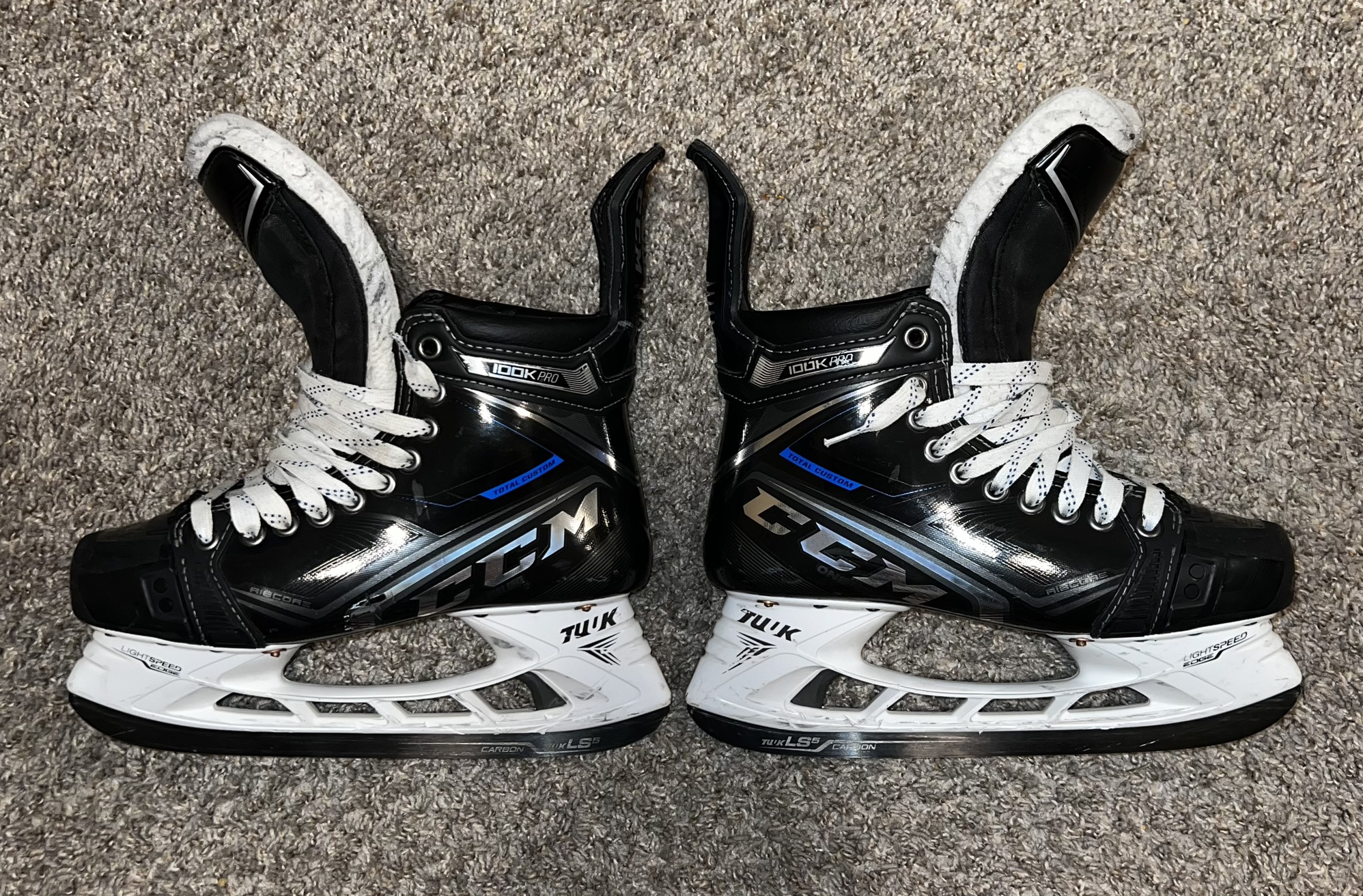 Used CCM Pro Stock RibCor 100k Pro Hockey Skates | SidelineSwap
