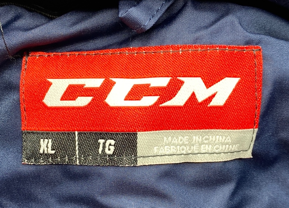 NEW CCM Team Winter Jacket, Navy Blue, Sr. XL | SidelineSwap