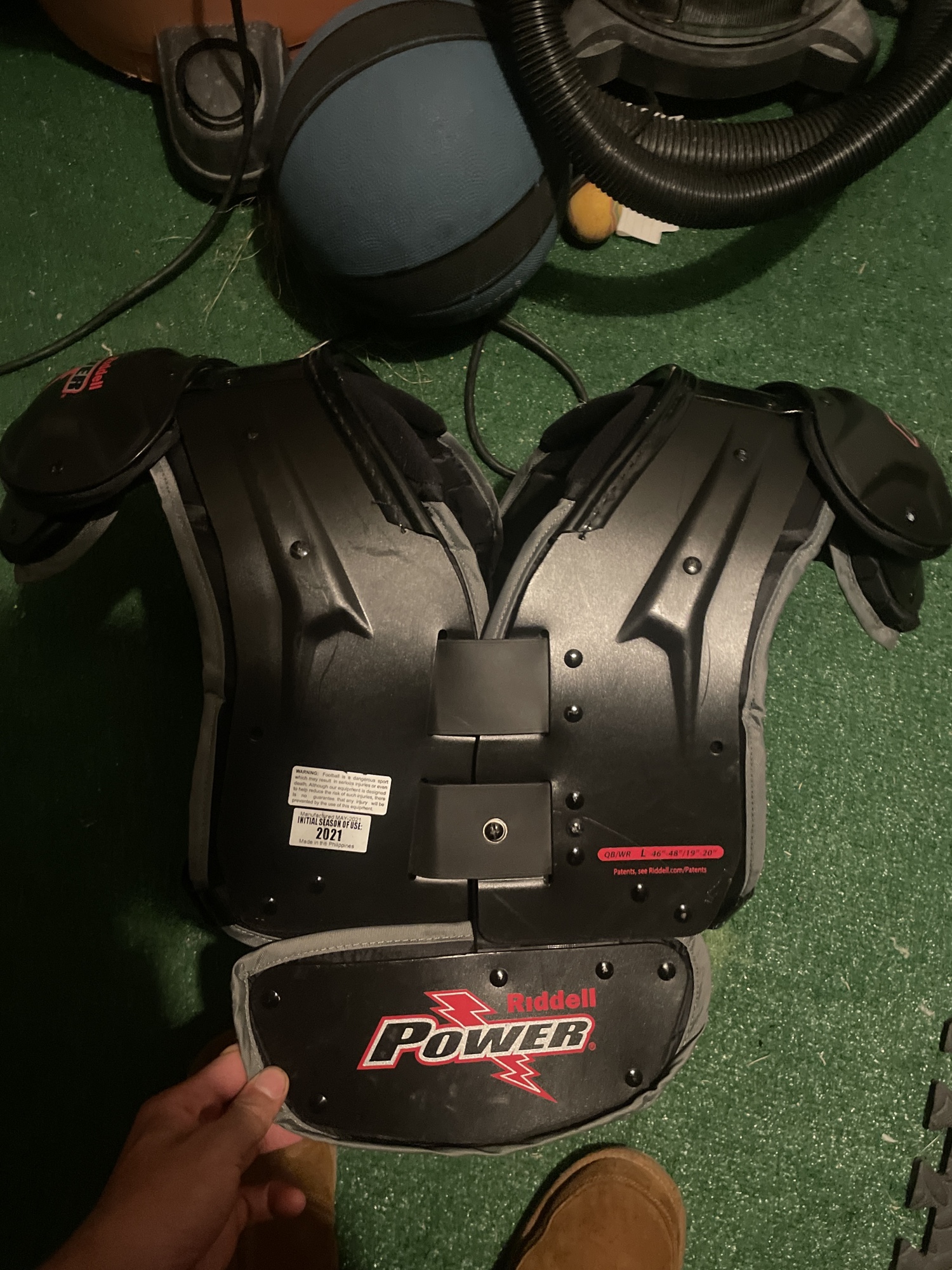 2021 Used Large Riddell Power SPK Shoulder Pads | SidelineSwap