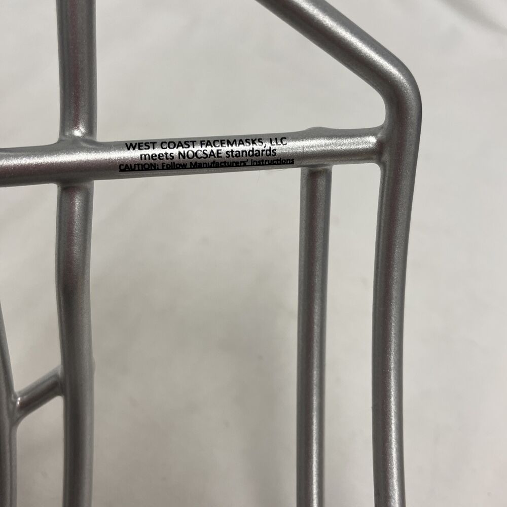 Riddell SPEED S2BDC-TX-HS4 Adult Football Facemask In Metallic silver ...