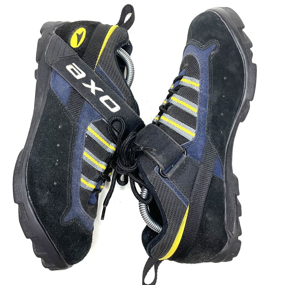 AXO Mens Tiburon 2 Black Blue Suede Mountain Bike Cycling Shoes Size 8. ...