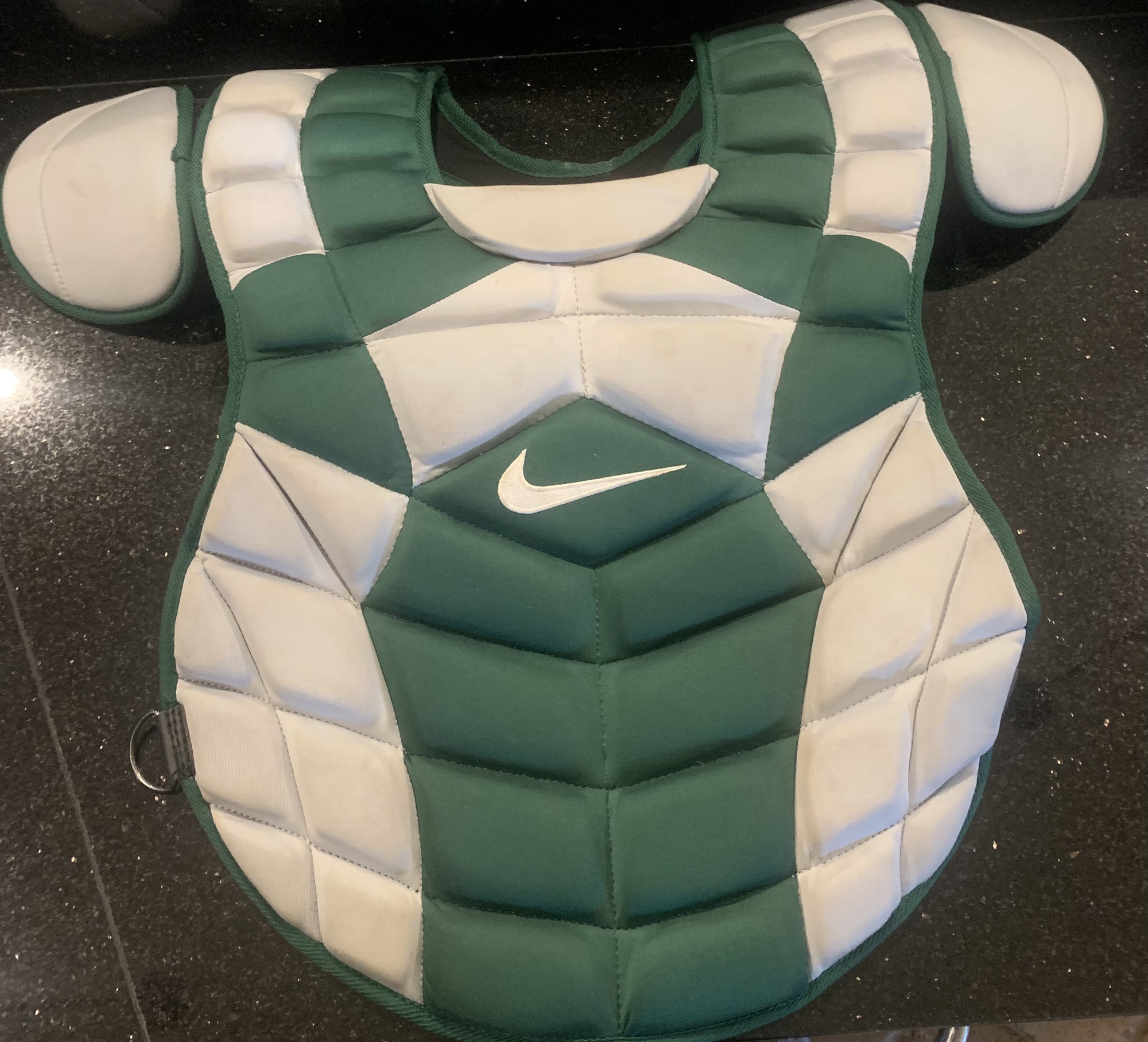 Nike green/grey nike catcher body protector | SidelineSwap