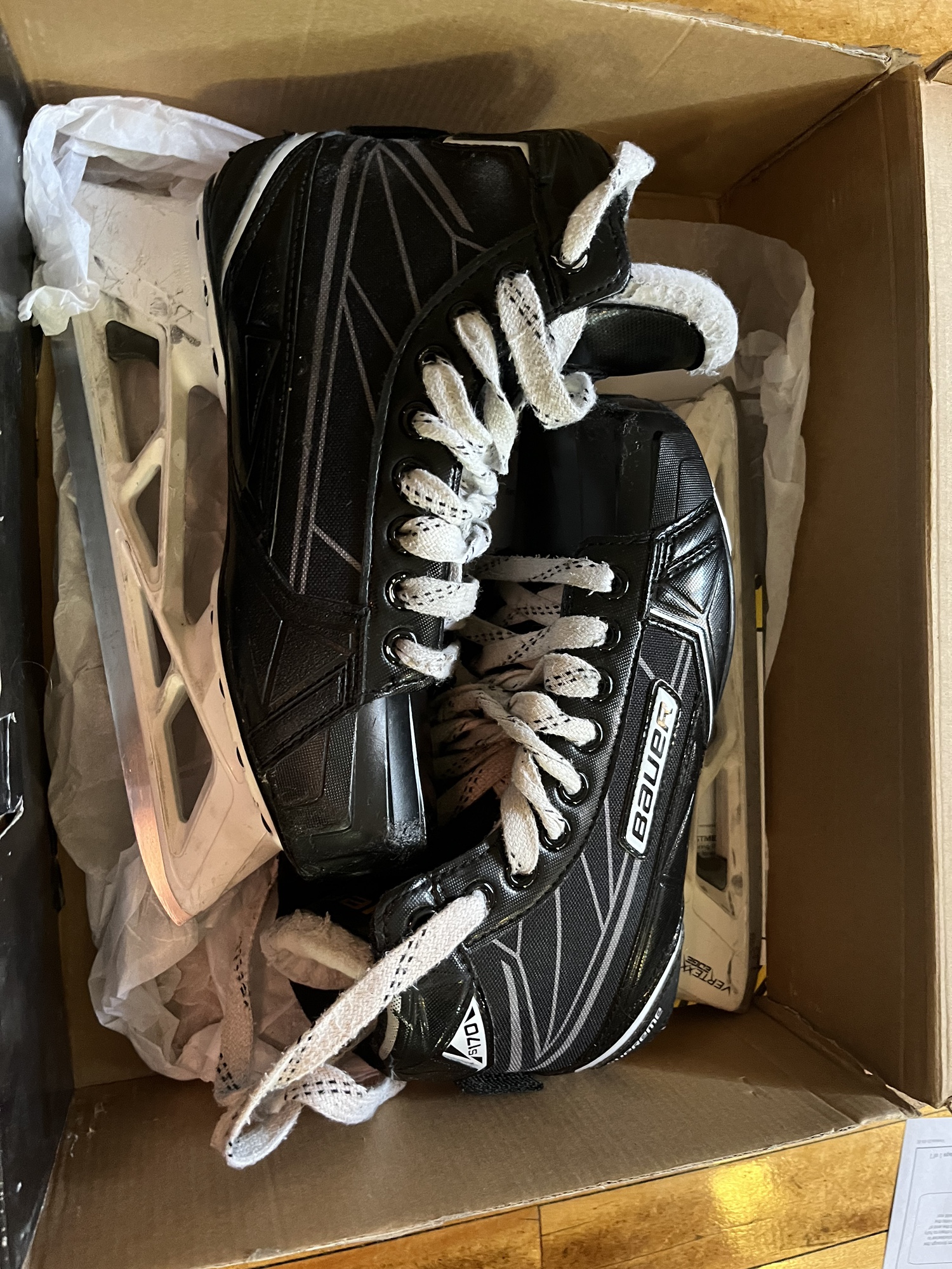 Used Bauer Regular Width Size 5 Supreme S170 Hockey Goalie Skates ...
