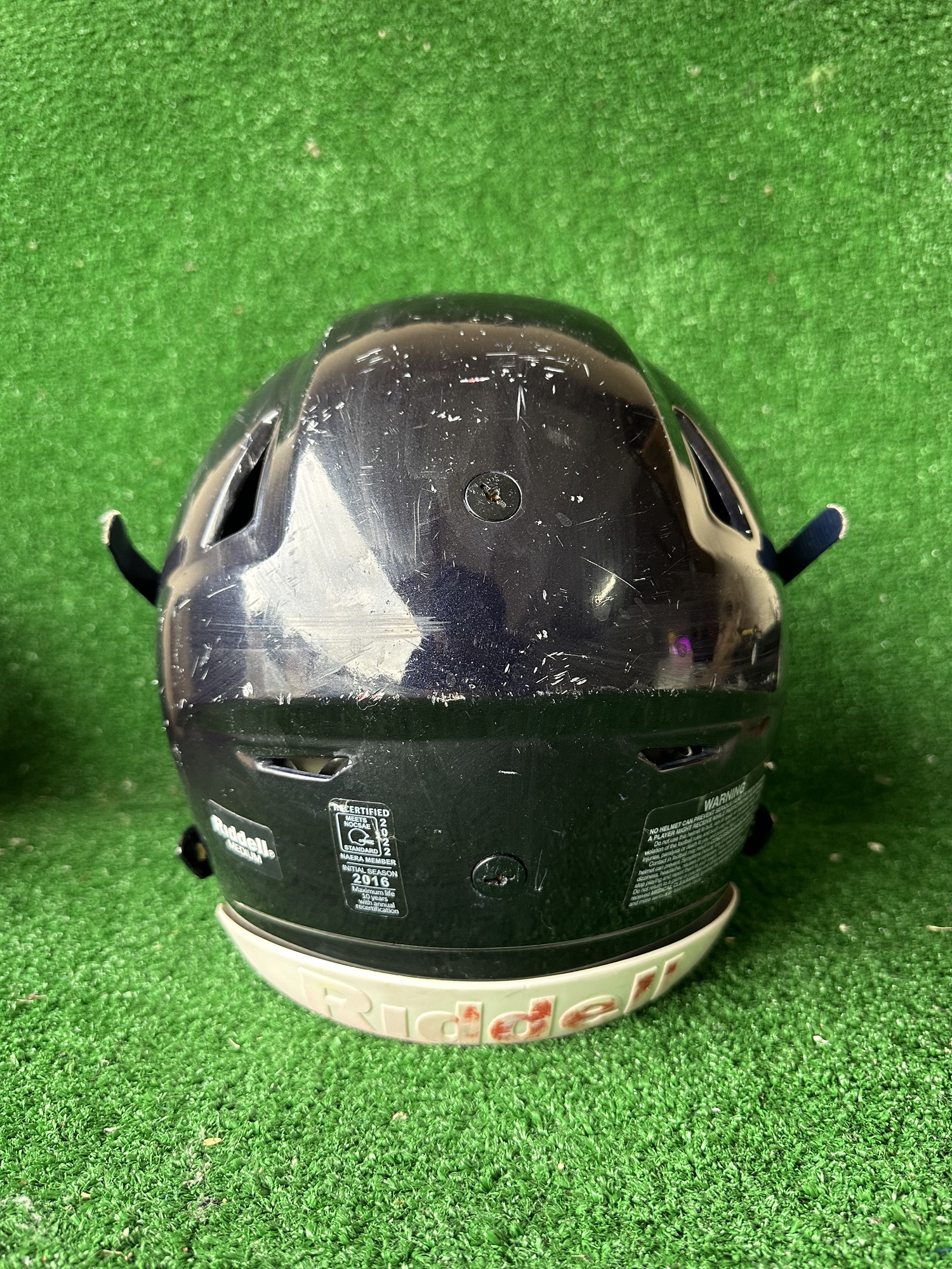 Adult Medium - Riddell Speedflex Football Helmet - Navy Blue | SidelineSwap