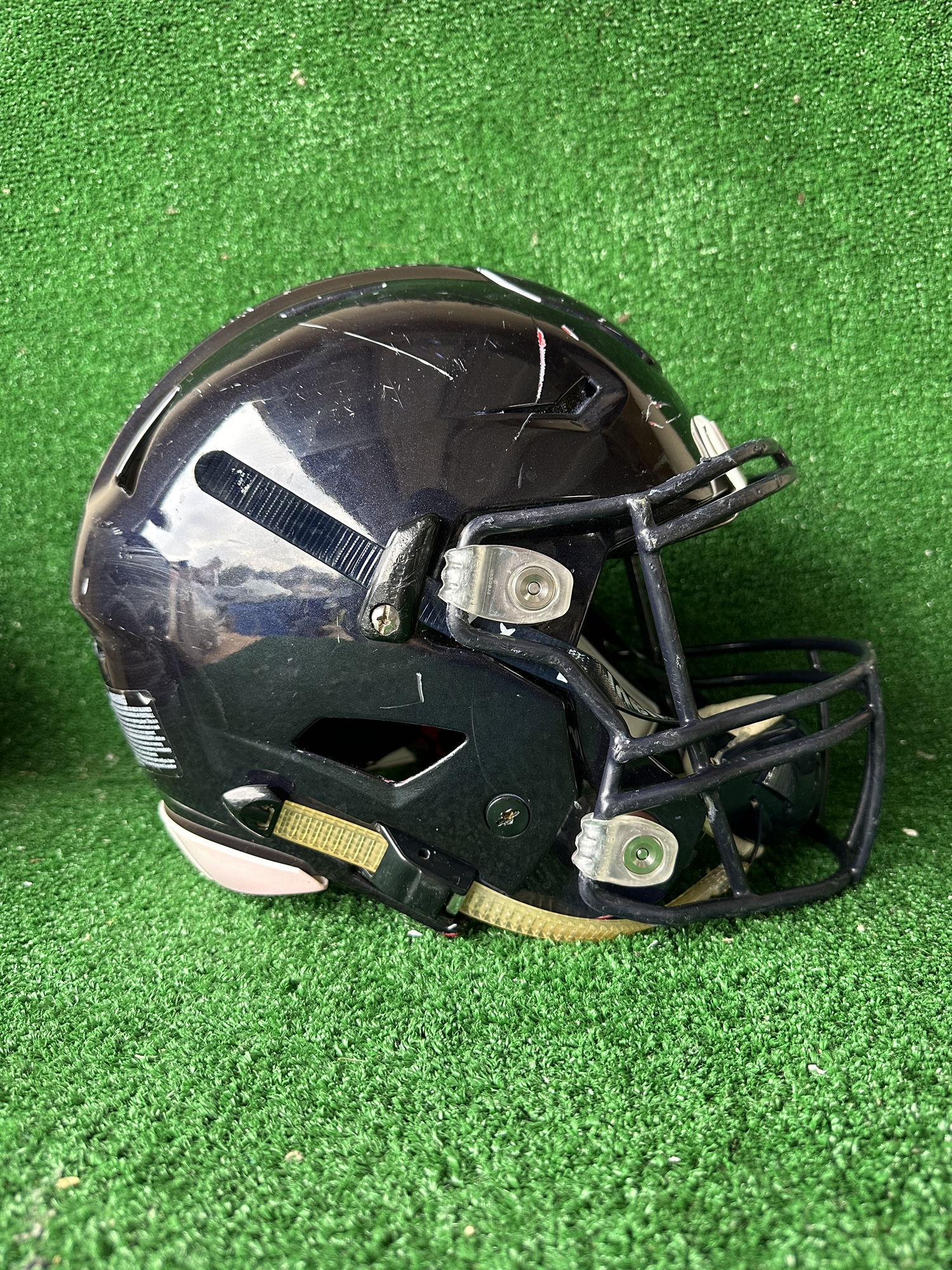 Adult Medium - Riddell Speedflex Football Helmet - Navy Blue | SidelineSwap