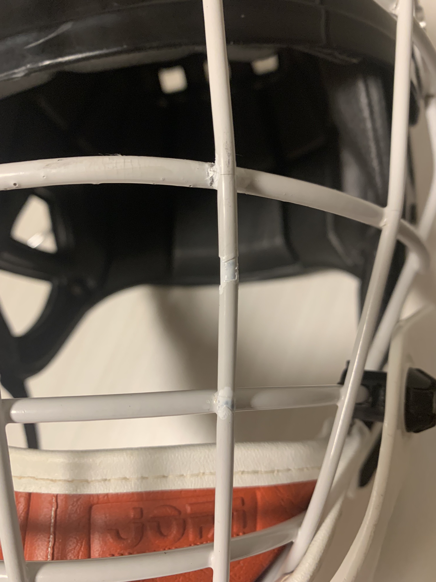 JOFA 282 262 Itech N6 Goalie Combo Red Chin Irbe Hrudey Cage Made In ...