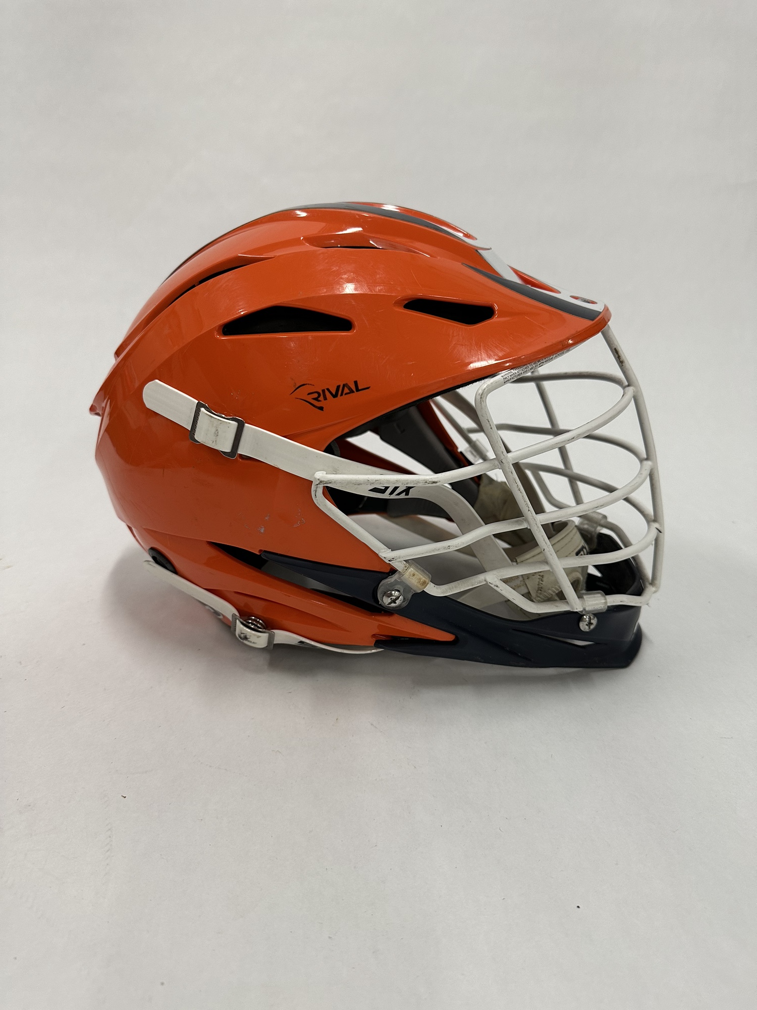 Game Worn Syracuse Player's STX Rival Helmet | SidelineSwap