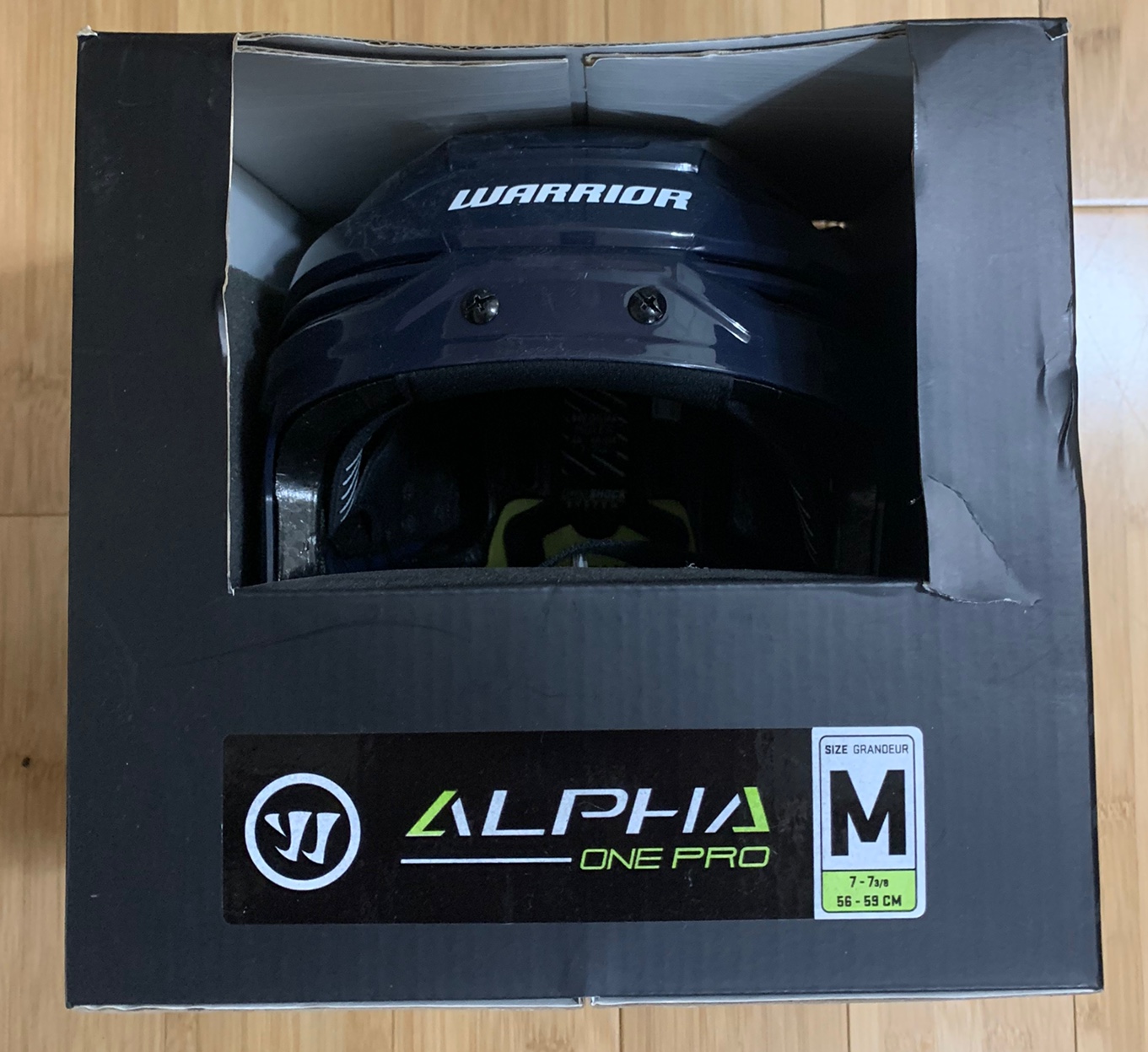 Brand New Navy Medium Warrior Alpha One Pro Helmet | SidelineSwap