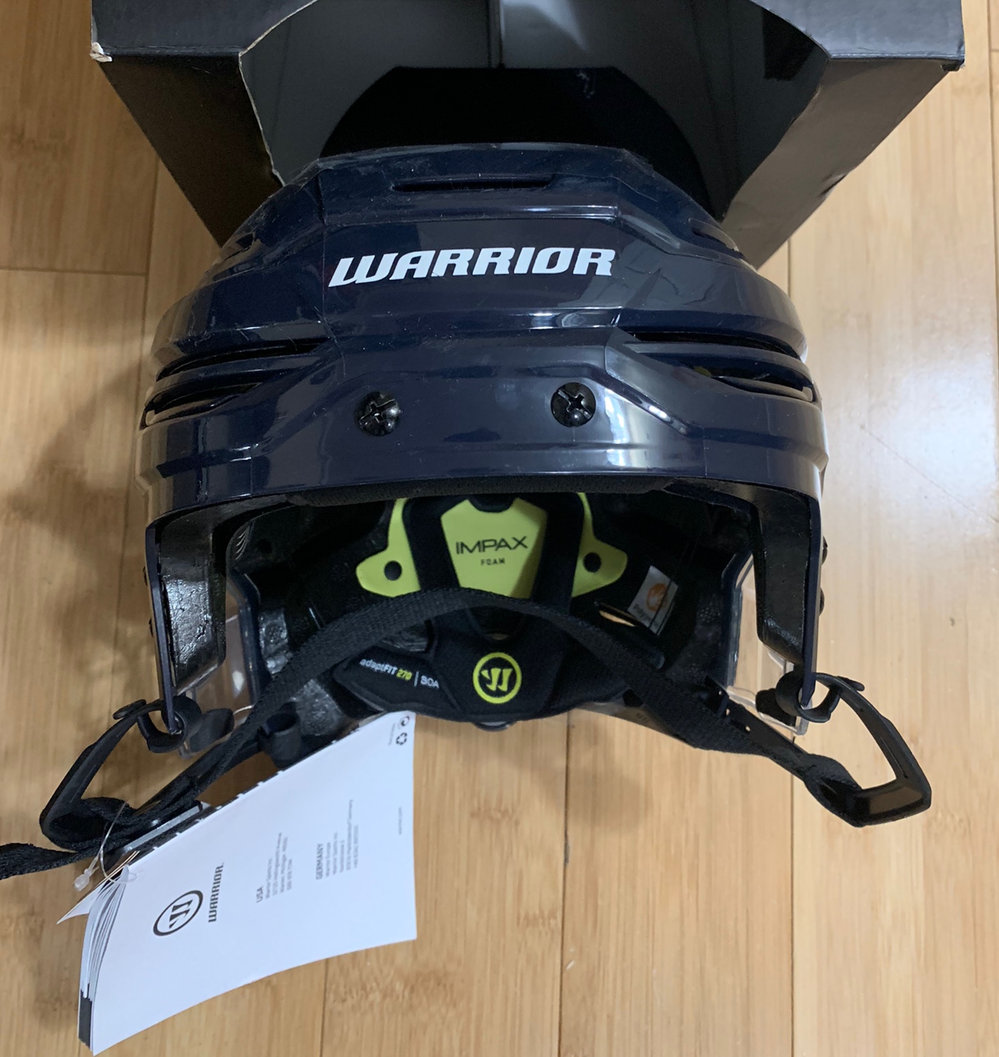 Brand New Navy Medium Warrior Alpha One Pro Helmet | SidelineSwap