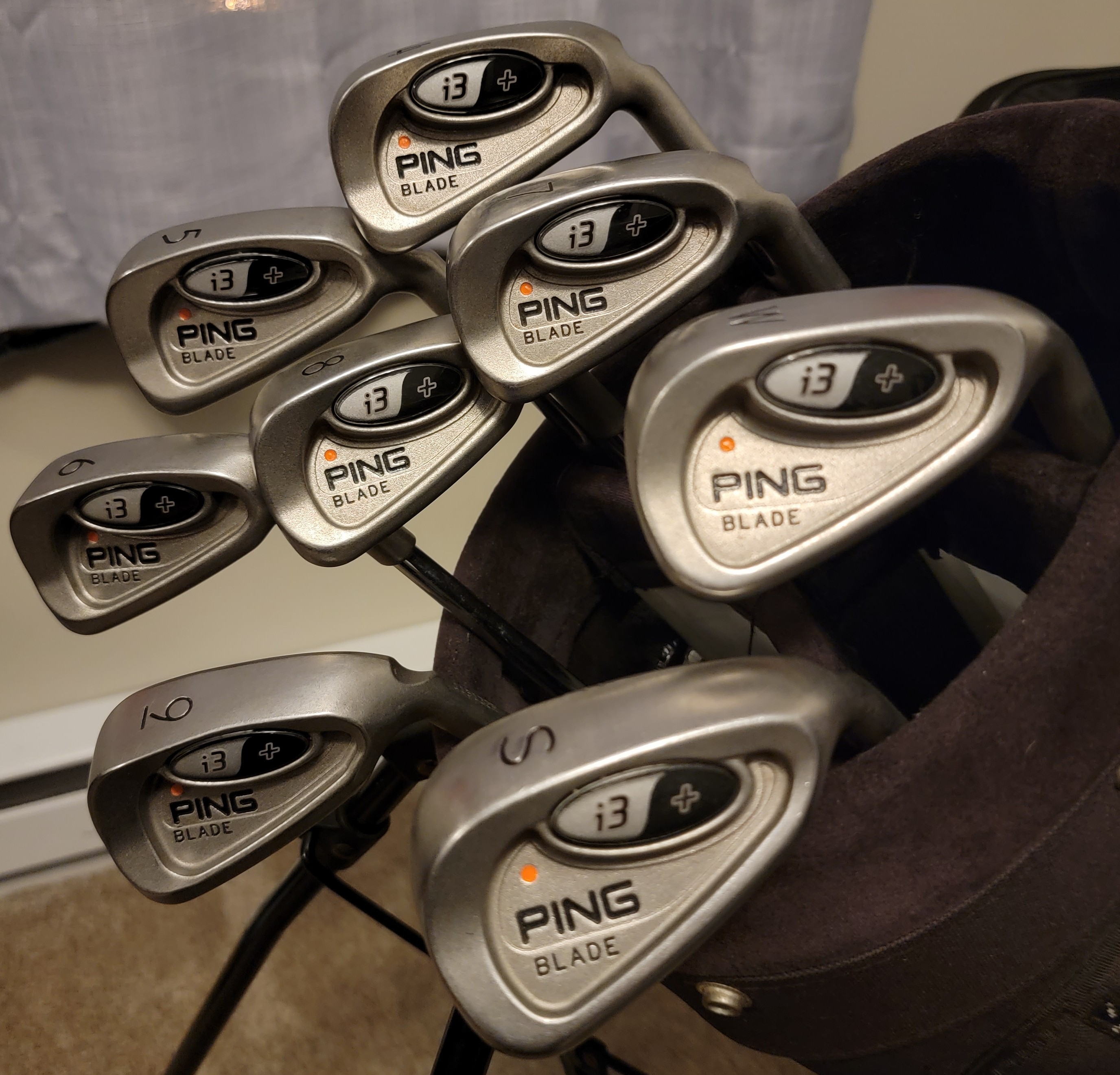Ping i3+ Blade Irons. Orange set. | SidelineSwap
