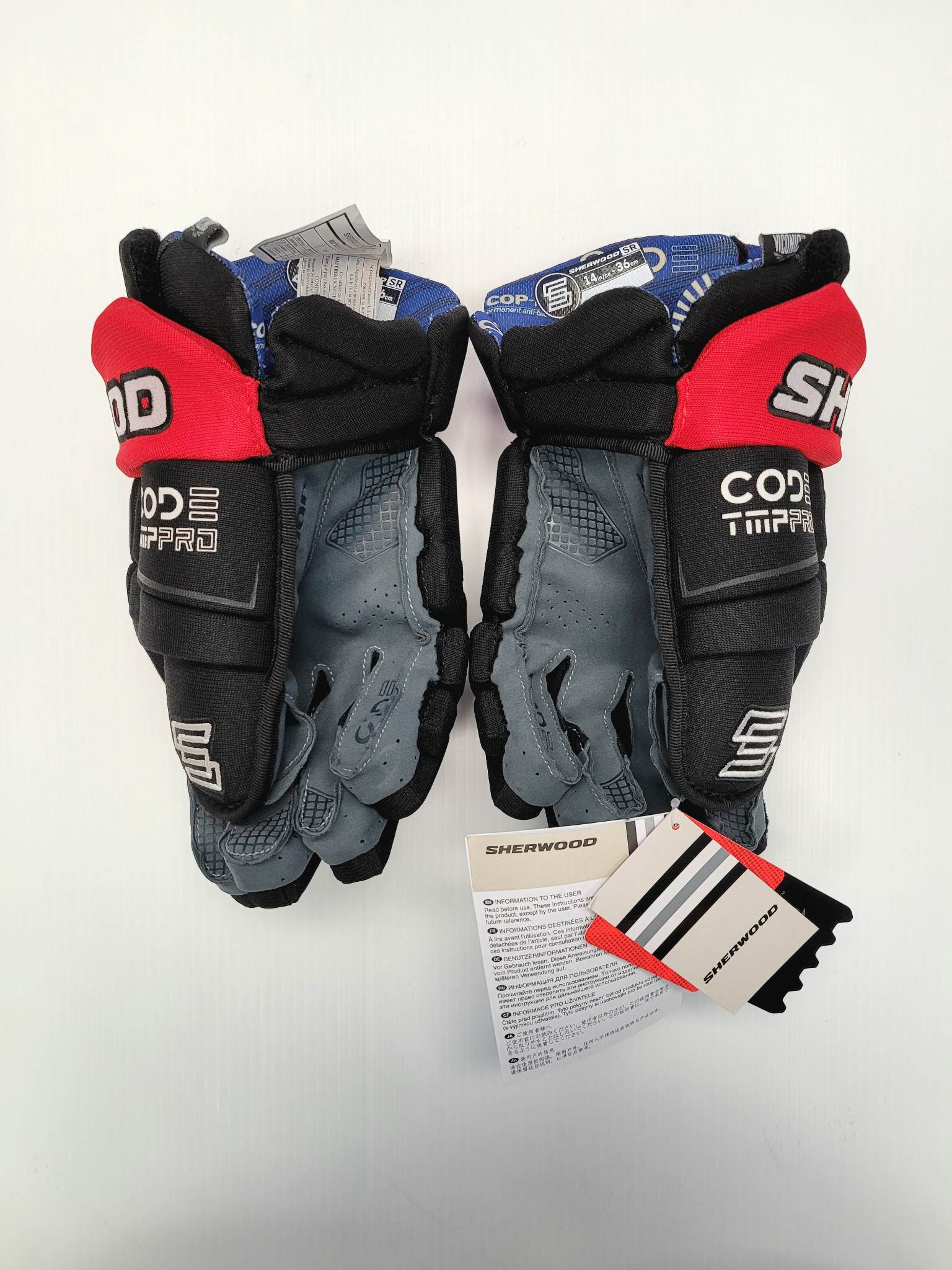 Sher-Wood Code TMP Ottawa Senators Pro Stock Gloves 14" | SidelineSwap