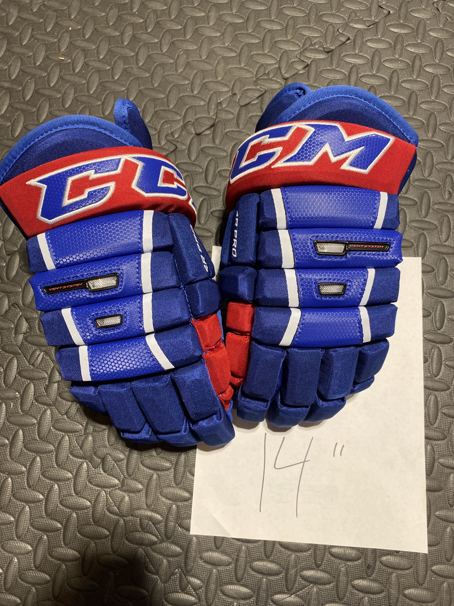 New CCM 14" Tacks 4 Roll Pro Gloves | SidelineSwap
