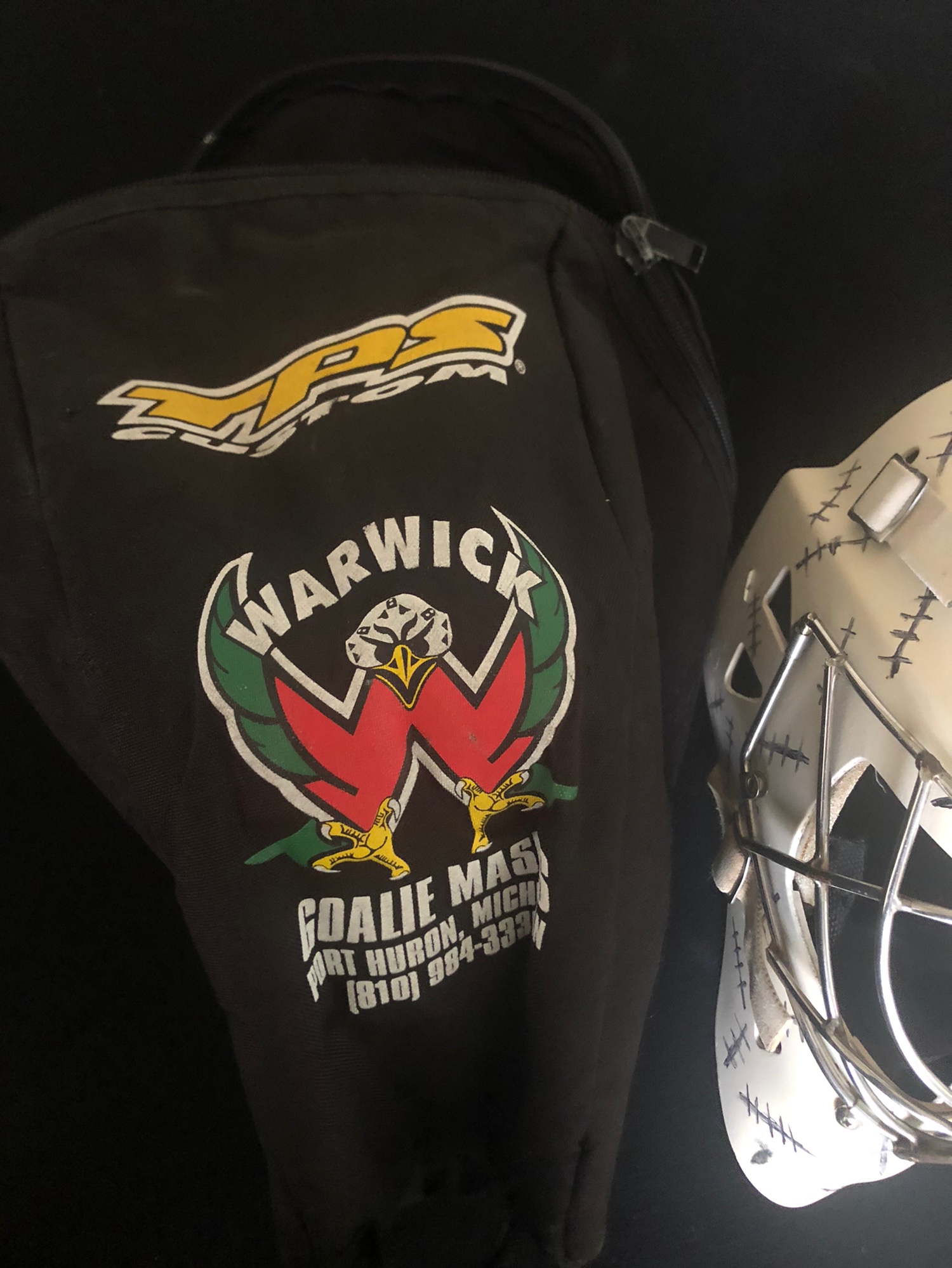 Warwick Steve Shields “NHL Style” Pro Goalie Mask | SidelineSwap