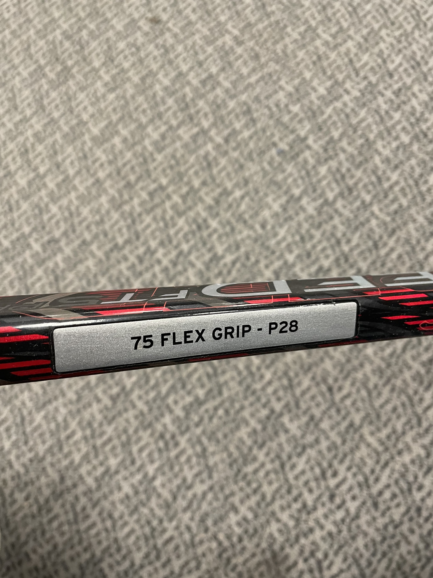 CCM FT5 Pro 75 flex P28 curve left hand stick | SidelineSwap