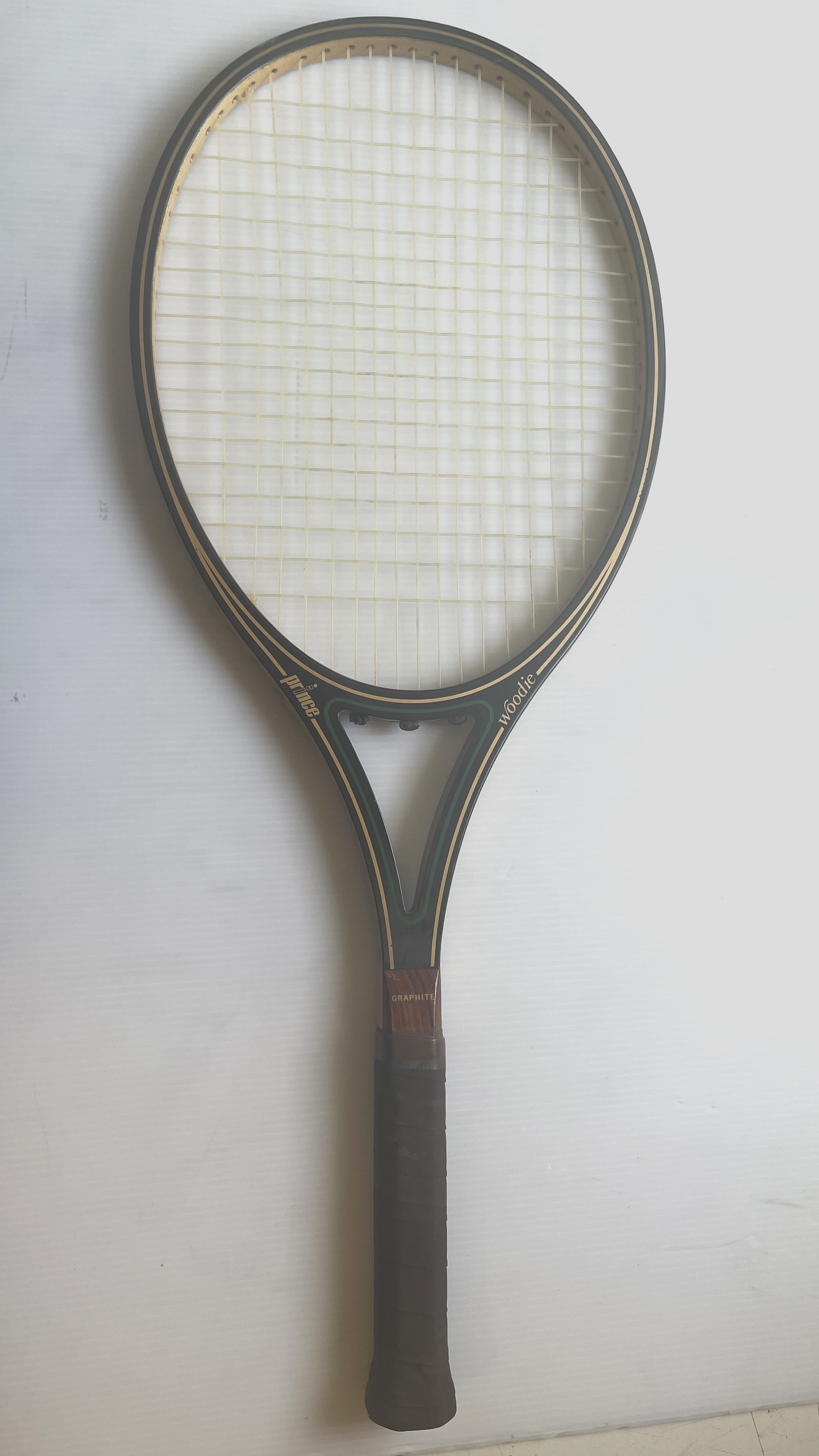 Vintage Prince Woodie Classic Tennis Racquet Ash Maple Graphite 4 3/8 ...