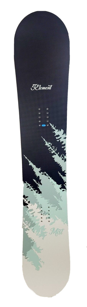 New $450 5th Element Mist Snowboard Combo 146cm, EZ Rocker, With Teal ...