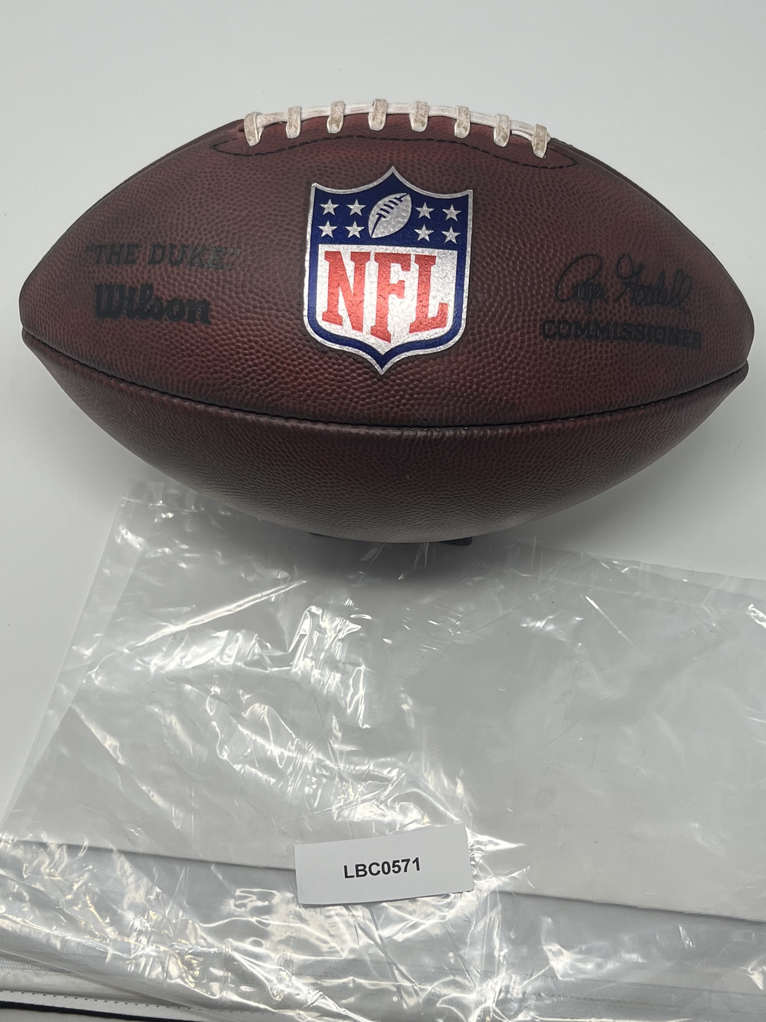 Game Prepped Authentic Wilson Duke NFL Game Ball Football | SidelineSwap